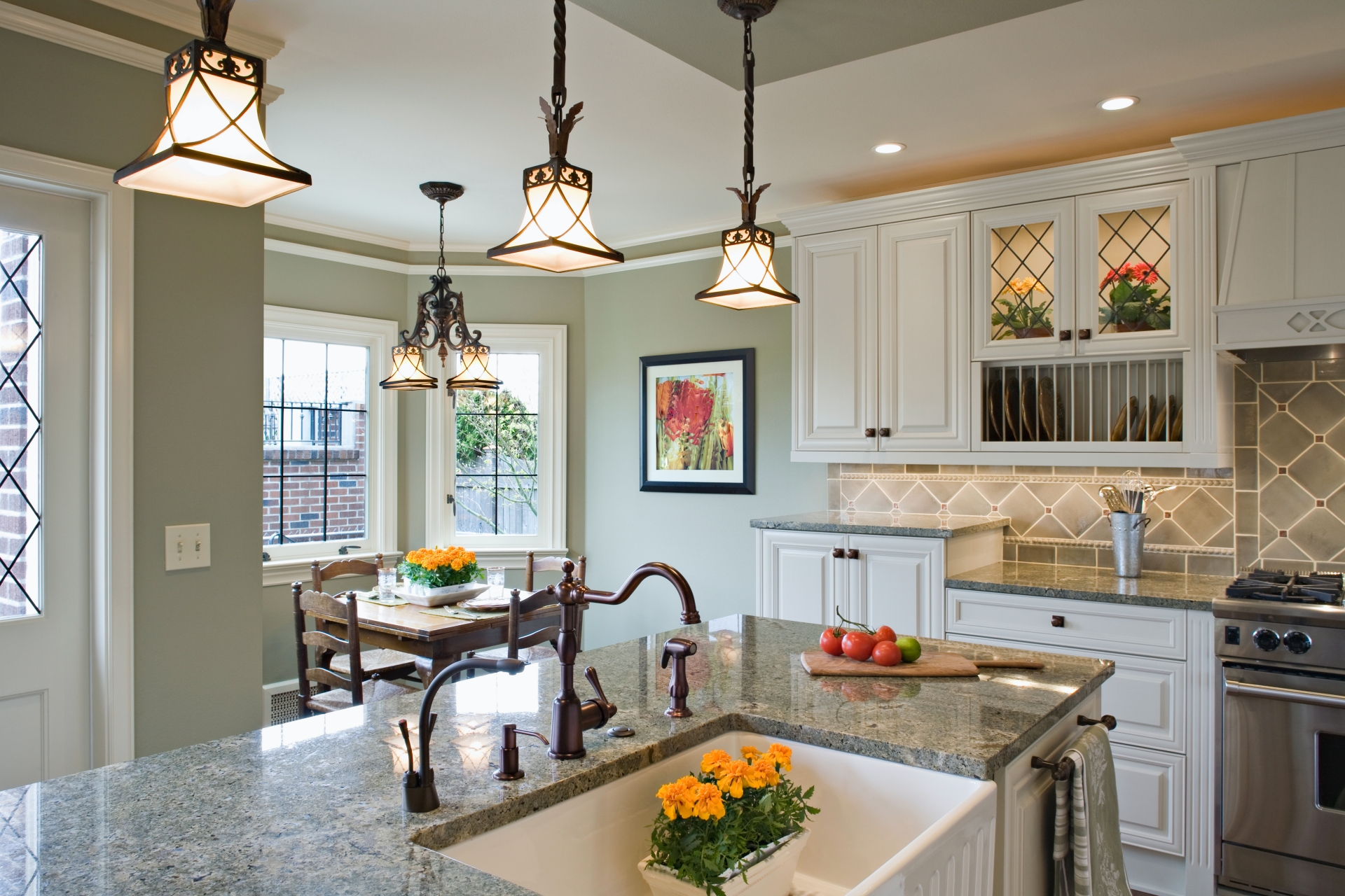White Kitchen Cabinets - Capital Construction Memphis